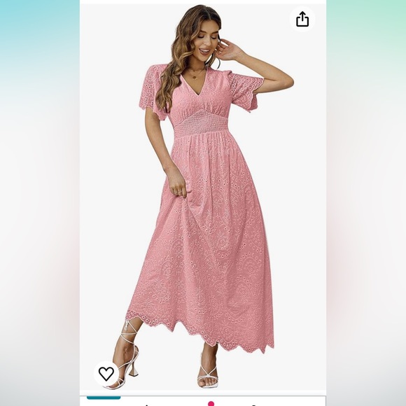 Simplee Apparel | Dresses | Nwt Simplee Embroidery Eyelet Maxi Dress V ...